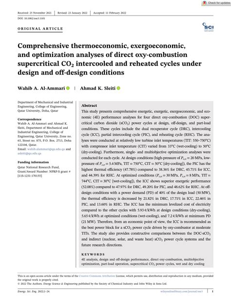 Pdf Comprehensive Thermoeconomic Exergoeconomic And Optimization