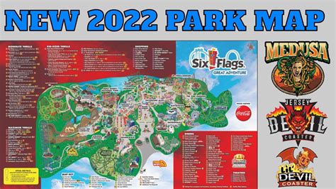 All Six Flags Locations Map