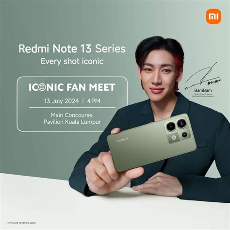 Get Tickets To Meet Bambam At The Redmi Note13 Series Iconic Fan Meet Roadshow · K Popped