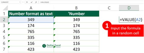 6 ways to converting text to number quickly in excel dollar excel