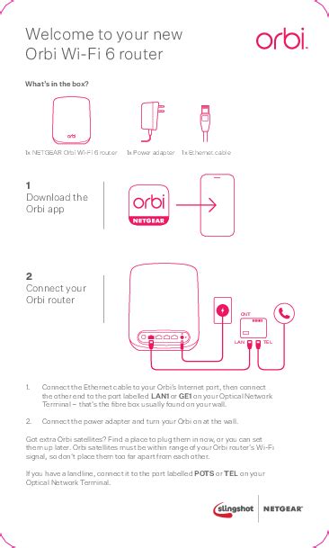 Orbi RBR Wi Fi Router Setup Guide NETGEAR Support
