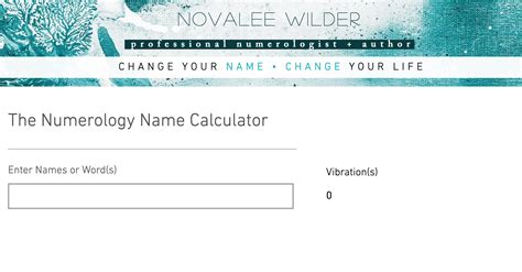 Numerology Calculator