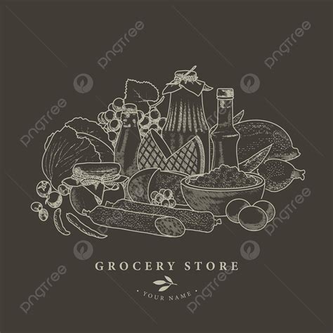 Grocery Store Concept Template Store Concept Vector Template Store