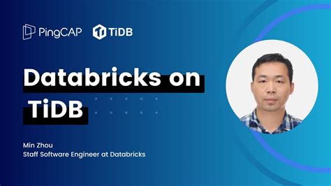 [PingCAP Meetup]TiDB at #Databricks - YouTube