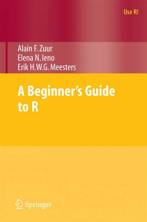 A Beginner S Guide To R NHBS Academic Professional Books