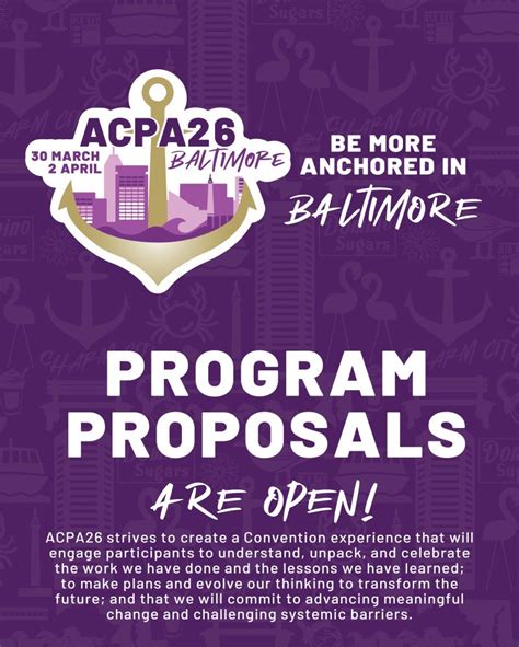 The Acpa26 Call For Programs Is Now Open Acpacollege Student Educators International
