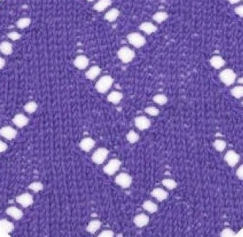 Tag Free Zig Zag Lace Knitting Stitch Knitting Kingdom