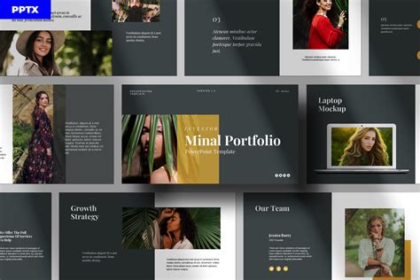 Minal Portfolio Presentation Template Presentation Template 121856