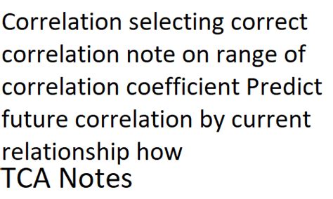 Correlation How Lo Measurement Help In Selecting Correct Correlation