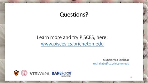 Pisces A Programmable Protocol Independent Software Switch Youtube
