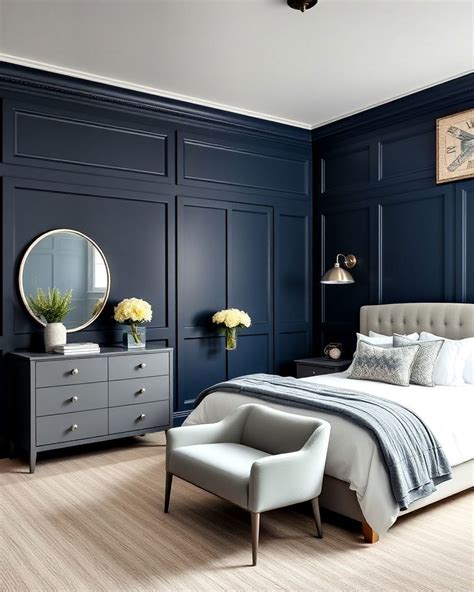 30 Navy Blue And Grey Bedroom Ideas To Inspire You