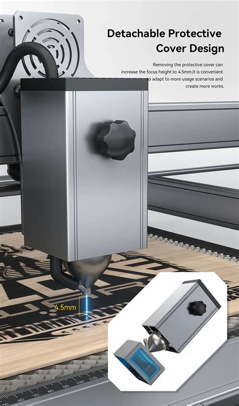 Official Atomstack M100 High Power Laser Module With Air Assist System