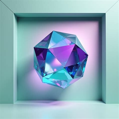 Free Prismatic Crystal Polyhedron Image Download At Stockcake