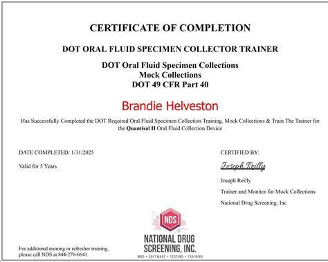 Slmt Trained In Dot Oral Fluid Coming Soon In 2025 Bog