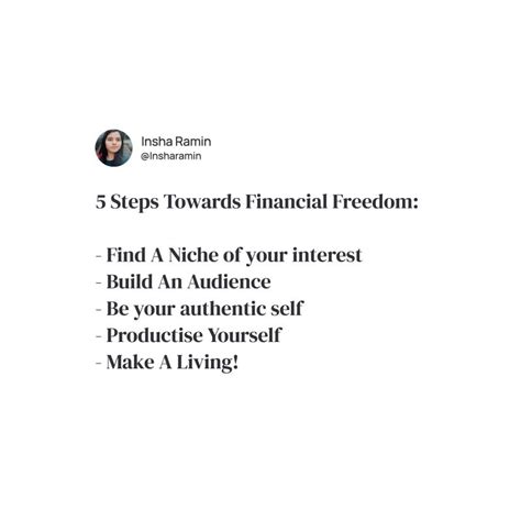 Insha Ramin On Linkedin Personalbranding Creators Financialfreedom