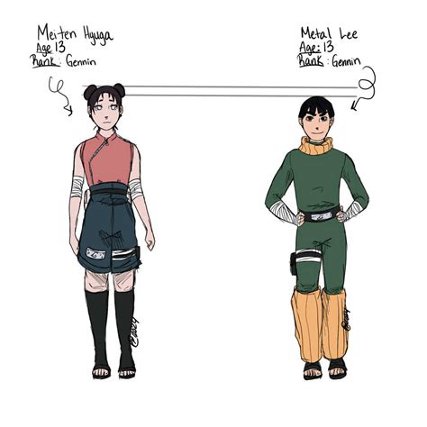 Boruto Meiten Hyuga And Metal Lee By Rikustarlight On Deviantart