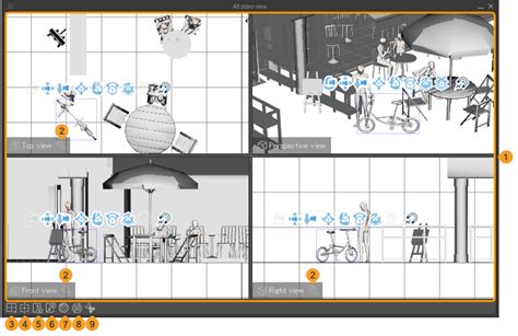 All Sides View Palette