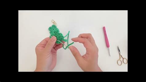 코바늘 네잎클로버 키링 열쇠고리 뜨기 그립톡만들기 뜨개네잎클로버 코바늘인형 라헨느공방 Youtube