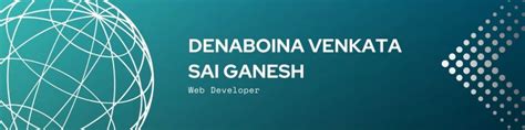 Denaboina Venkata Sai Ganesh Java Full Stack Developer Frontend