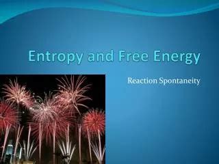 PPT Entropy Gibbs Free Energy PowerPoint Presentation Free Download ID