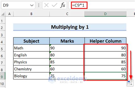 How To Convert Entire Column To Number In Excel Methods