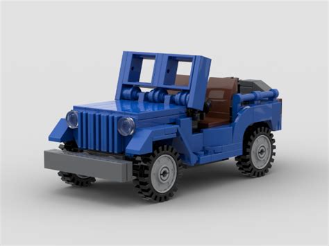 Lego Moc Jeep Willys By Cocoacao Rebrickable Build With Lego