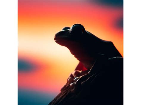 A Bundle Of A Cute Little Happy Frog Side View By Dianaxstoyanova