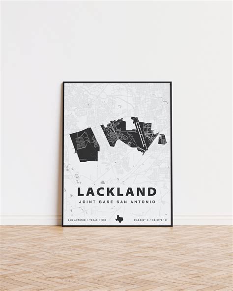 Lackland Air Force Base Map Print Etsy Lackland Air Force Base Map Print Etsy