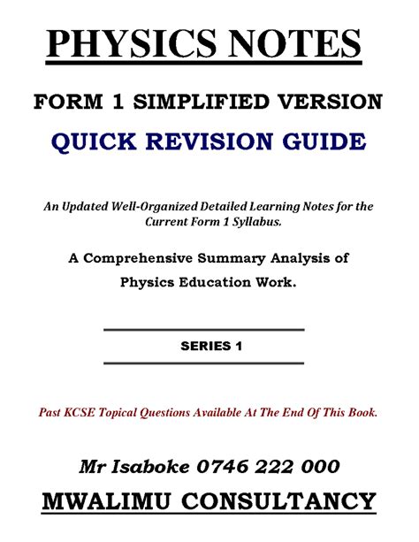 Form 2 Biology Simplified Notes Biology Notes Form 2 Simplified