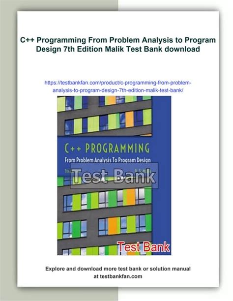 C Programming From Problem Analysis To Program Design 7th Edition