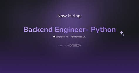 Backend Engineer Python At Search Atlas