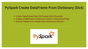 Pyspark Create Dataframe From Dictionary Dict Spark By Examples