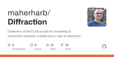 GitHub Maherharb Diffraction Collection Of MATLAB Scripts For Modeling Of Interaction Between