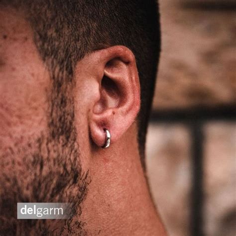 مدل گوشواره پسرانه 1401 جدید متناسب با استایل گوشواره پسرانه بدون سوراخ