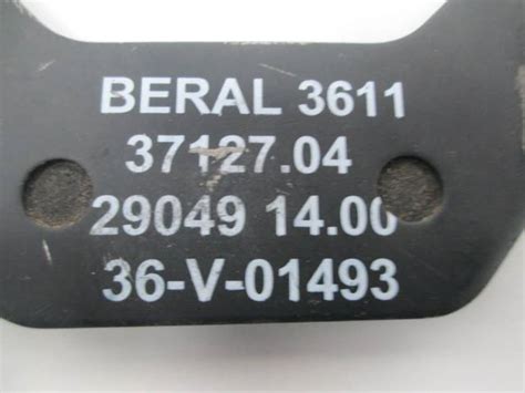 LOT 2 BERAL 3611 37127.04 29049 14.00 36-V-01493 BRAKE PAD D293270