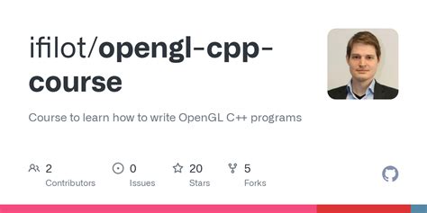 Github Ifilotopengl Cpp Course Course To Learn How To Write Opengl C Programs