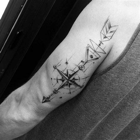 40 Cool Geometric Arrow Tattoo Designs For Men