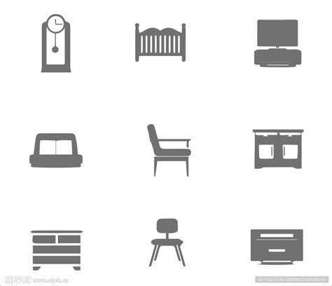 家具简笔画设计图 广告设计 广告设计 设计图库 昵图网