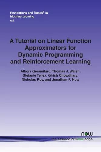 a tutorial on linear function approximators for dynamic programming and