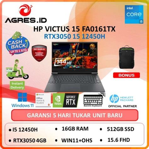 Jual Sale Hp Victus Gaming Fa Tx Rtx Intel I H Ram Gb Ssd Baru Sleeve