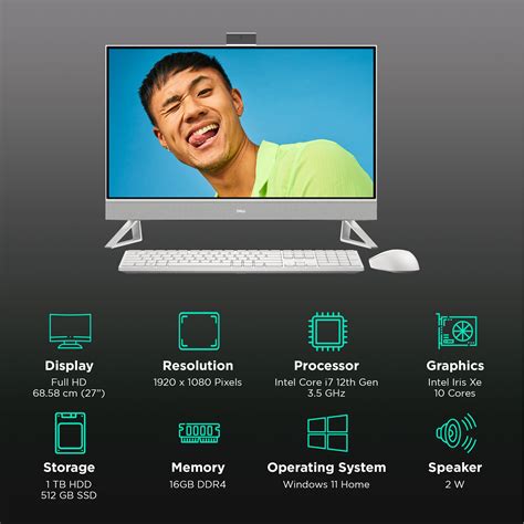 Buy Dell Inspiron Inch Full Hd Display Intel Core I Th Gen Windows Home Desktop