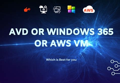 AVD Or Windows 365 Or AWS VM Best For You