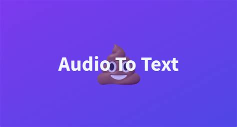 Audio To Text A Hugging Face Space By Siddh4rth