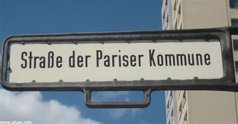 Straße Der Pariser Kommune Berlin Friedrichshain