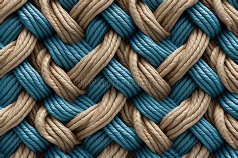 Pattern Of Ropes Close Up Very Detailed Strings Tile Seamless