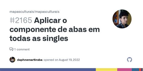 Aplicar O Componente De Abas Em Todas As Singles · Issue 2165
