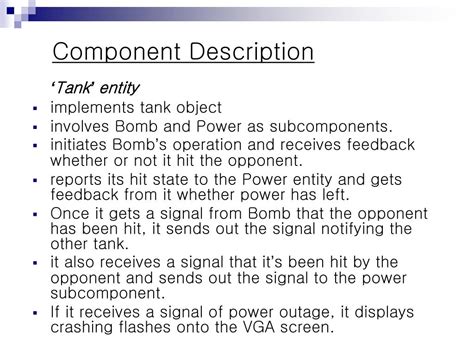 PPT ELECTRONIC BATTLE TANK GAME VHDL Programming On FPGA With VGA And PS Interfaces