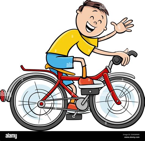 Bicycle Cartoon Art At Mary Wilber Blog