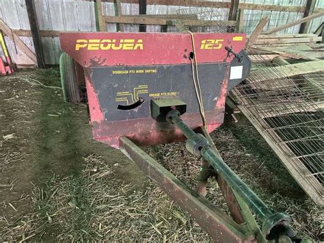 Pequea 125 Manure Spreader Res Auction Services