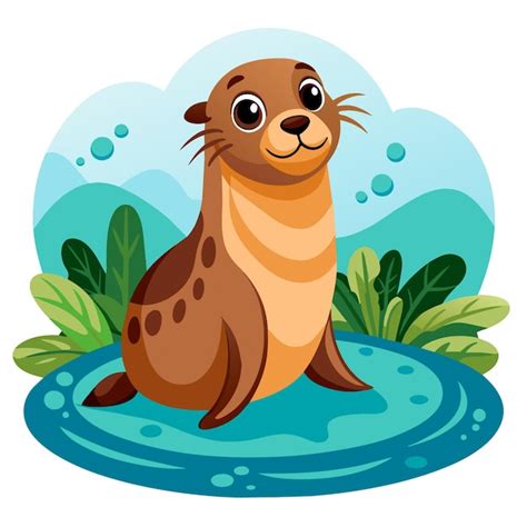 Cartoon Sea Lion Images Free Download On Freepik